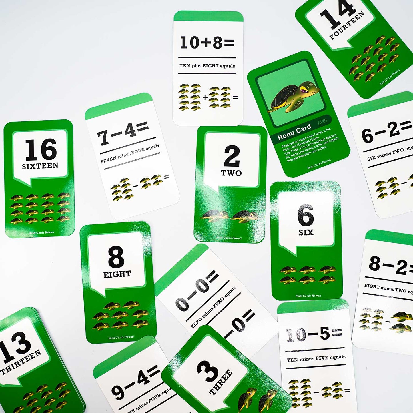 Hawaiian Educational Math Flashcards - Add & Subtract Honu – Hawaiiverse